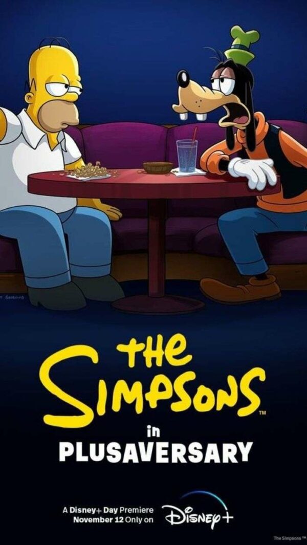 Les Simpson : Homer rencontre Dingo dans la première image du crossover ...
